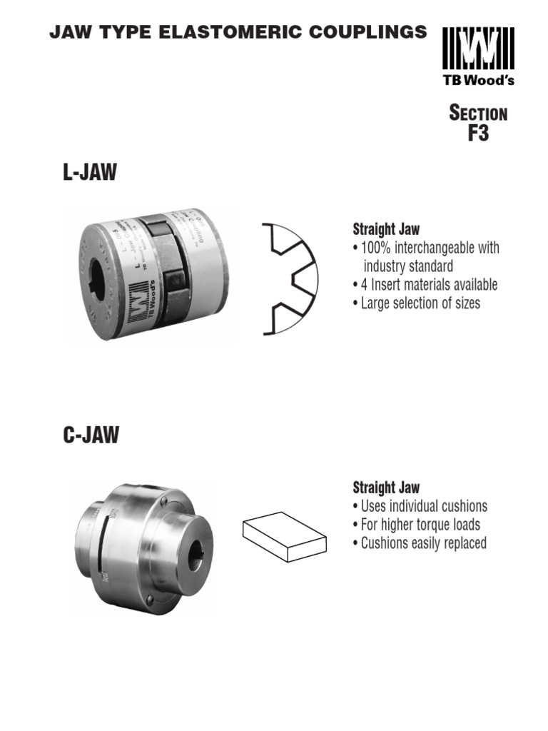 L Jaw Couplings | PDF