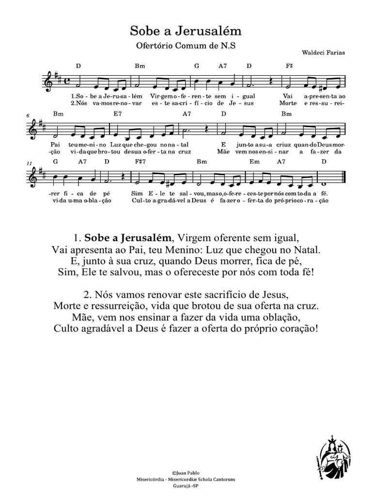 Sobe a Jerusalem | PDF