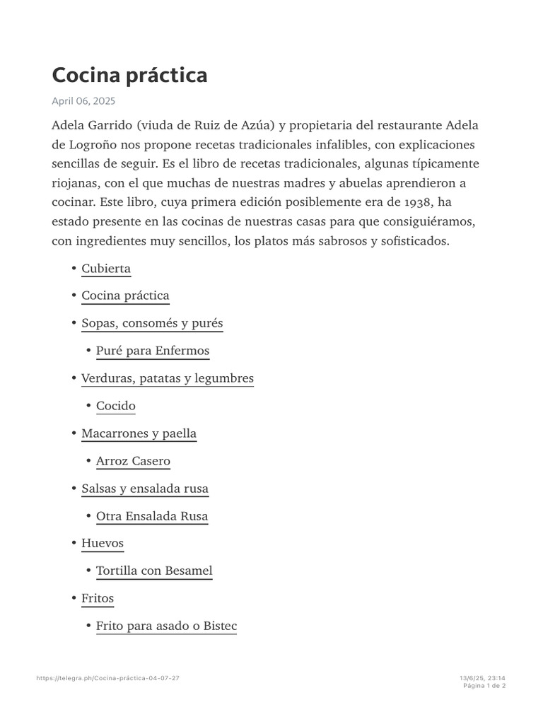 Cocina Práctica - Platos Simples, Sabores Increíbles | PDF