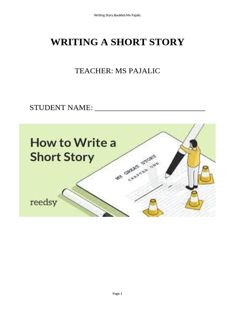 Writing A Short Story Booklet | PDF