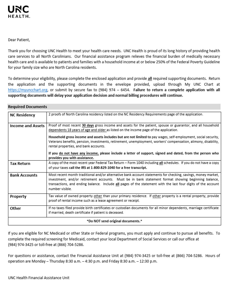 Financial Assistance Application-English | PDF | Social Security ...