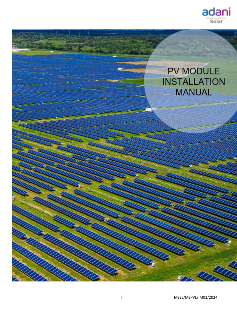 Installation Manual 28112024 | PDF | Solar Panel | Photovoltaics