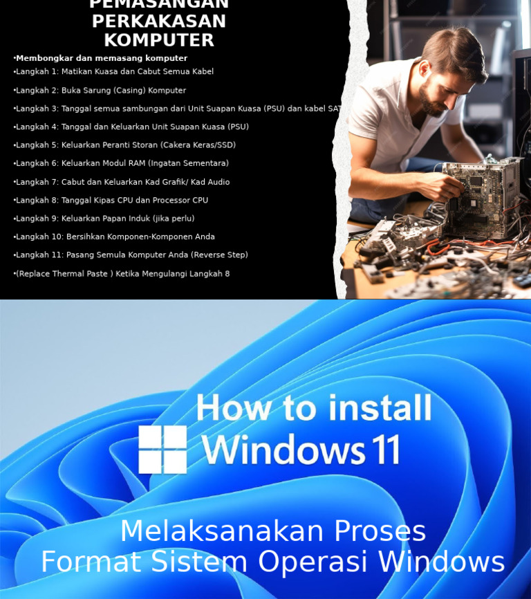 Langkah Pemasangan Komputer | PDF