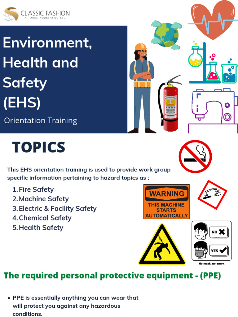 EHS Orientation 1 | PDF