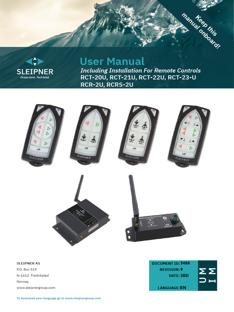 Side Power Remote Control Manual Imum-Rc-20u21u22u23u-5488!9!2021 | PDF ...