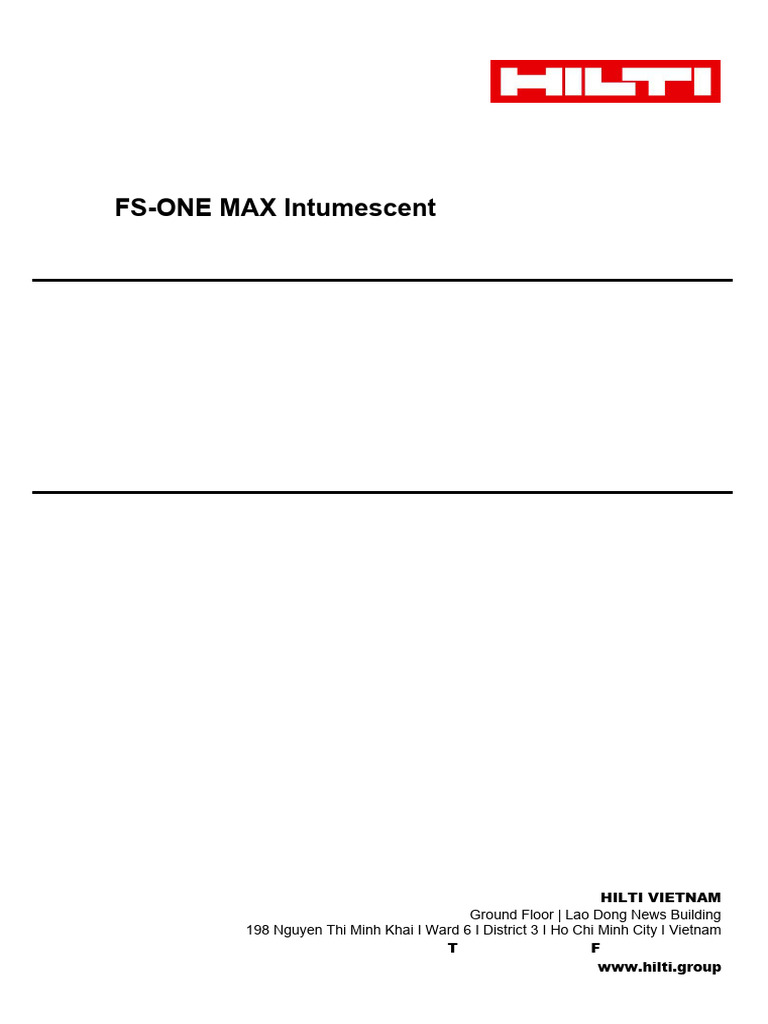 FS-OnE MAX Submittal Document | PDF | Fire Protection