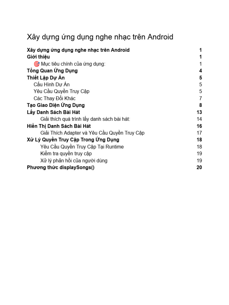 Create A Music Player On Android Pt.1 (VN) | PDF