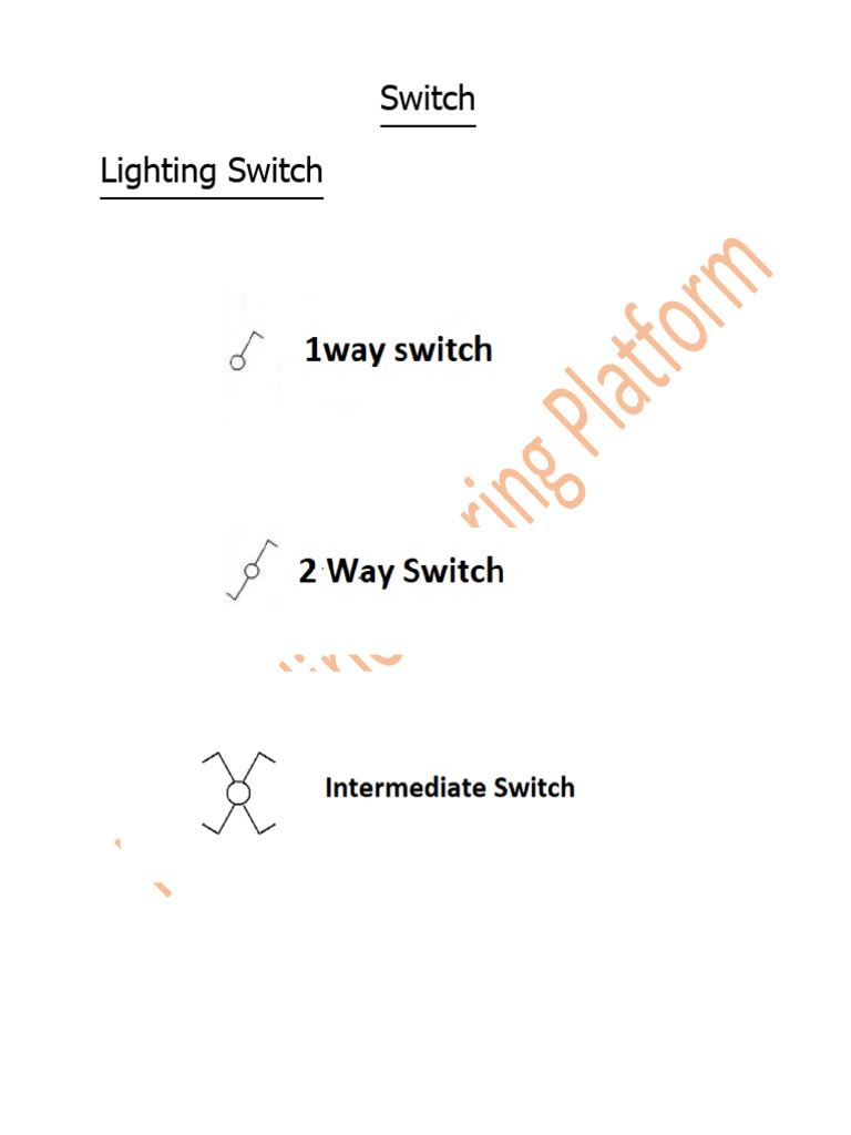 Electrical QS Note II (Switch) | PDF