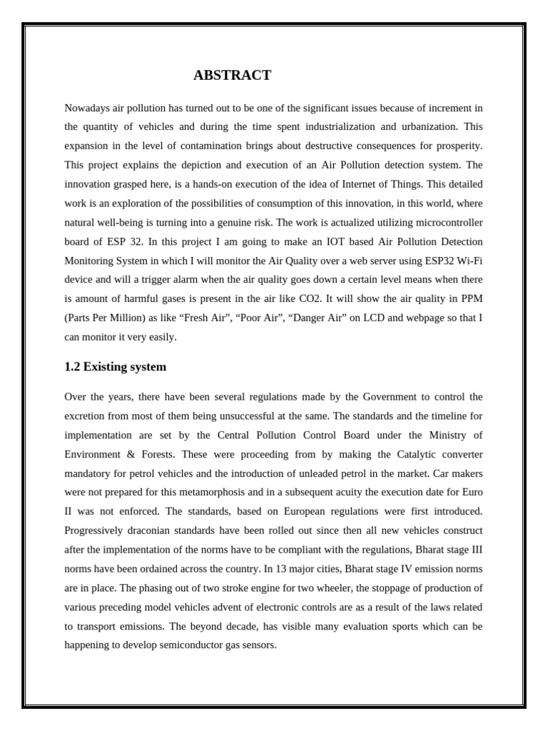 A-5 Iot Based Air Quality Monitoring System With Server Notification ...