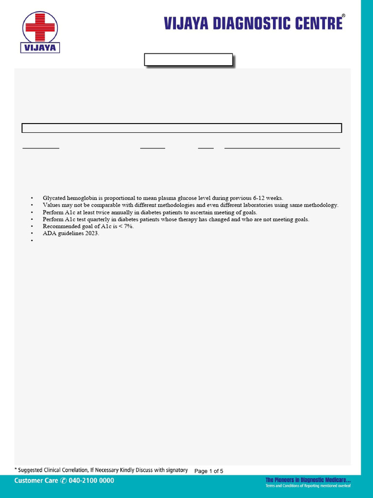 Report - SARIKA (250670009660) | PDF | Glycated Hemoglobin | Medical Specialties