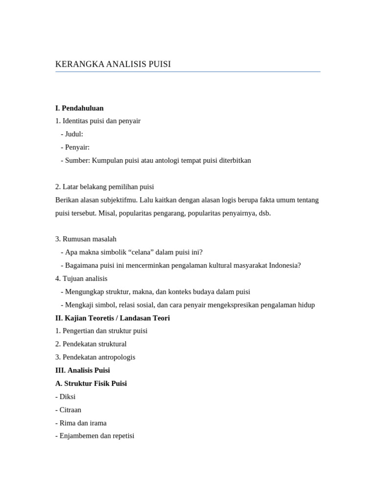 Analisis Simbol dan Budaya dalam Puisi | PDF