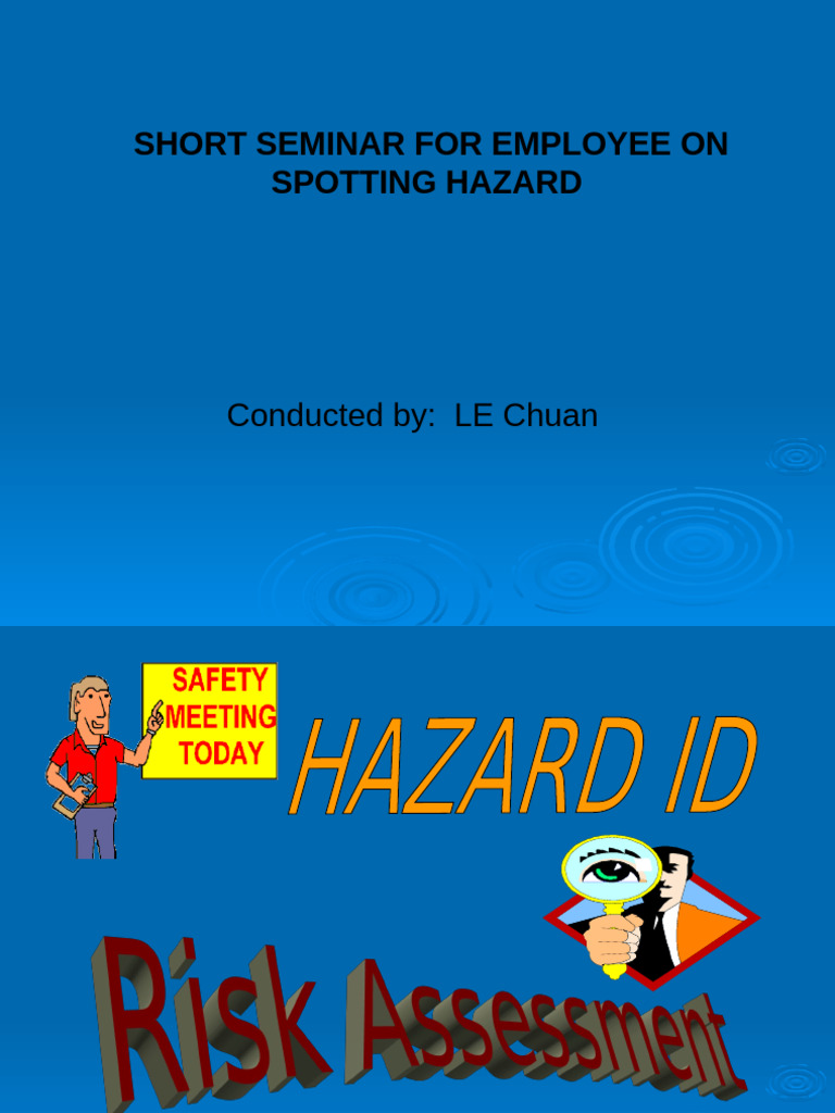 HazardID&Risk Assess | PDF | Hazards | Risk