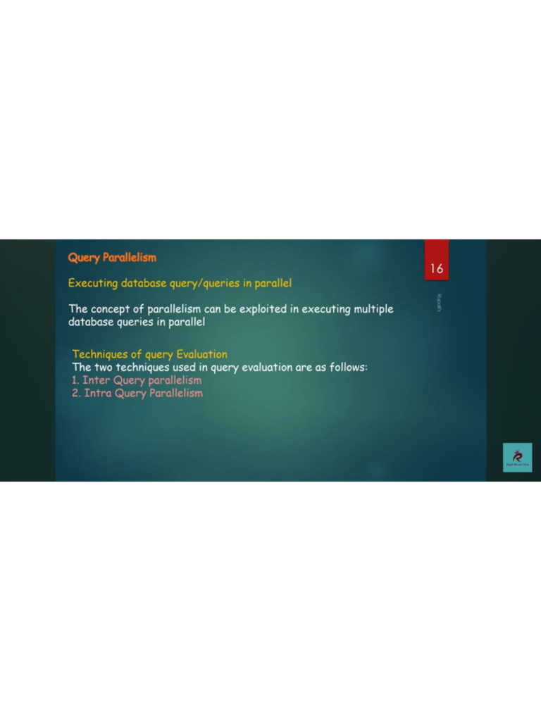 Parallel Query Processing | PDF