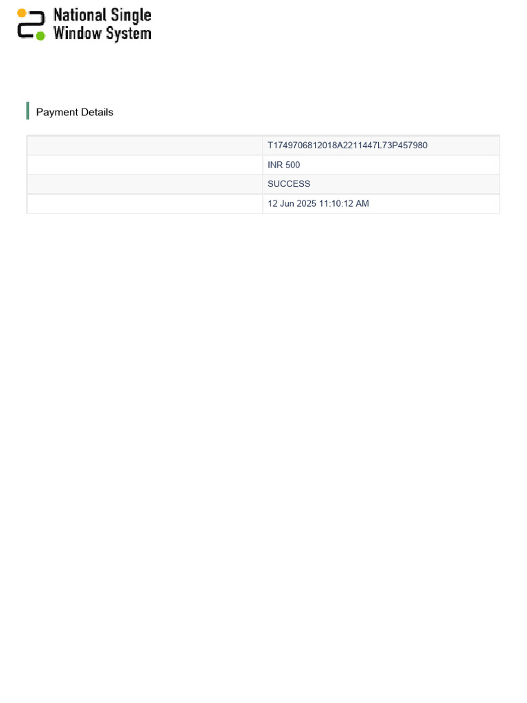 Transaction Receipt | PDF