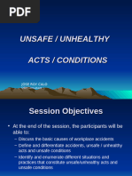Module 1 - E - UNSAFE ACTS AND UNSAFE CONDITION | PDF | Safety ...