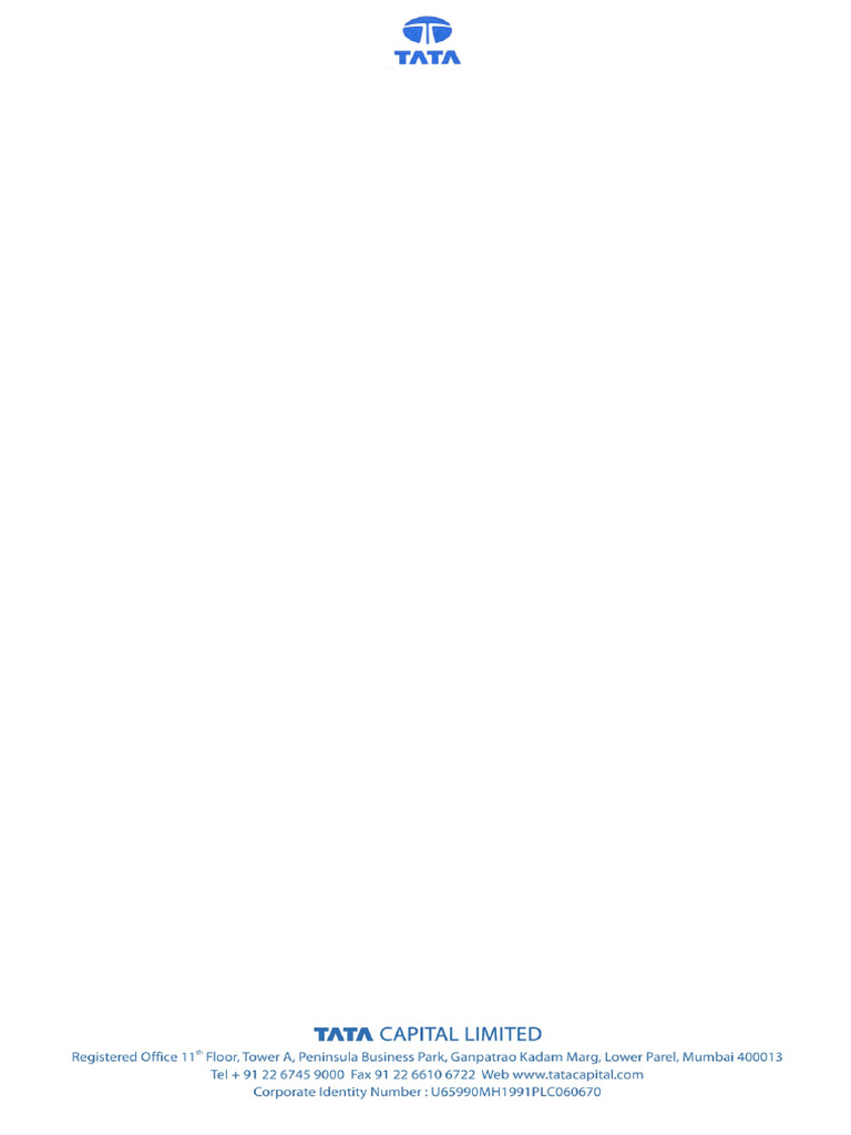 TMFL Appointment Letter RPT TMFL Appointment Letter V1 | PDF ...