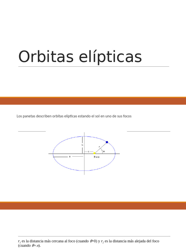 Orbitas Elípticas | PDF