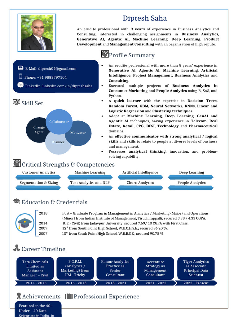 Diptesh Saha: Business Analytics Expert | PDF | Analytics | Machine ...