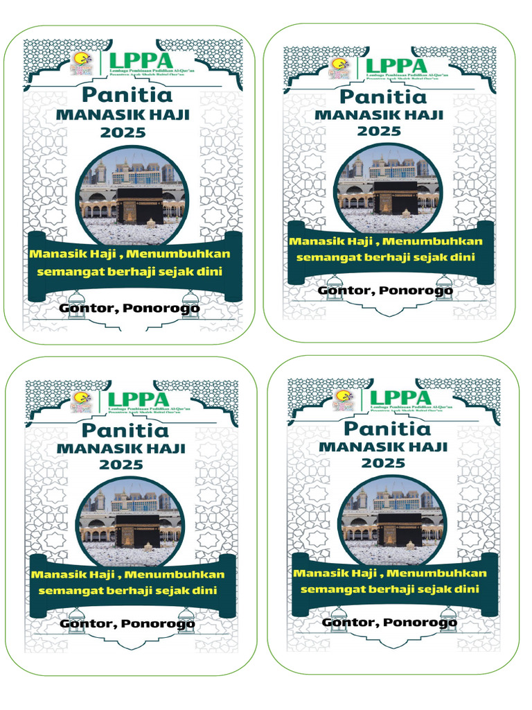 Id Card Manasik Haji | PDF