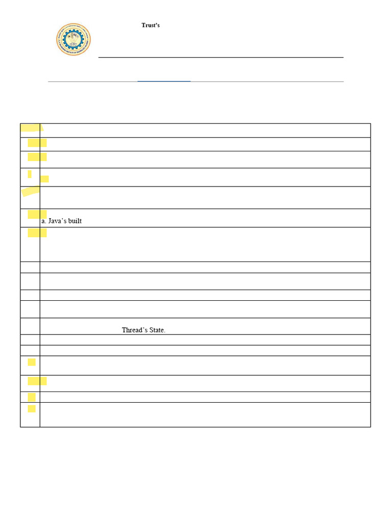 JAVA Question Bank IA3 | PDF | Method (Computer Programming) | Thread (Computing)