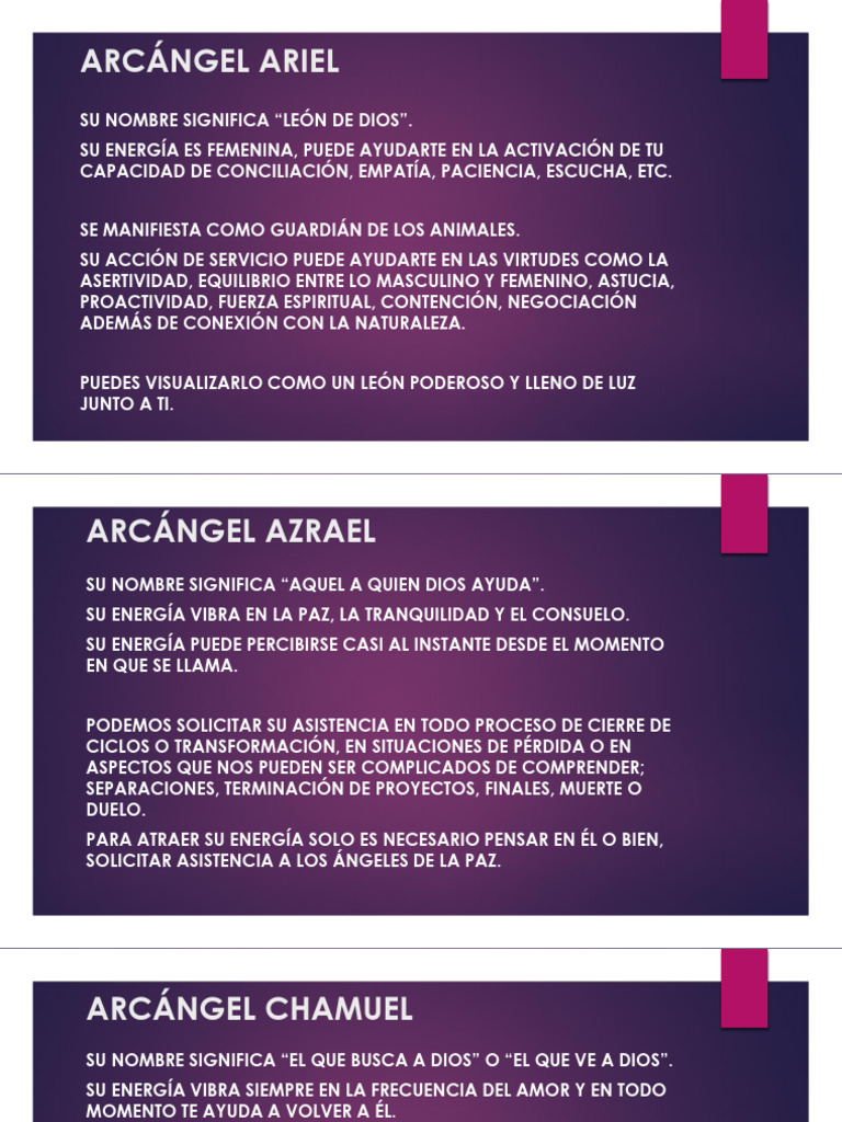 Arcángel Ariel: León de Dios y Guardianes | PDF | Amor | Autoestima