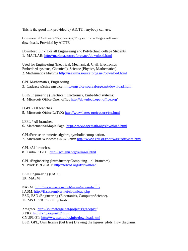 New Open Source Software by AICTE | PDF | Operating System | Computing