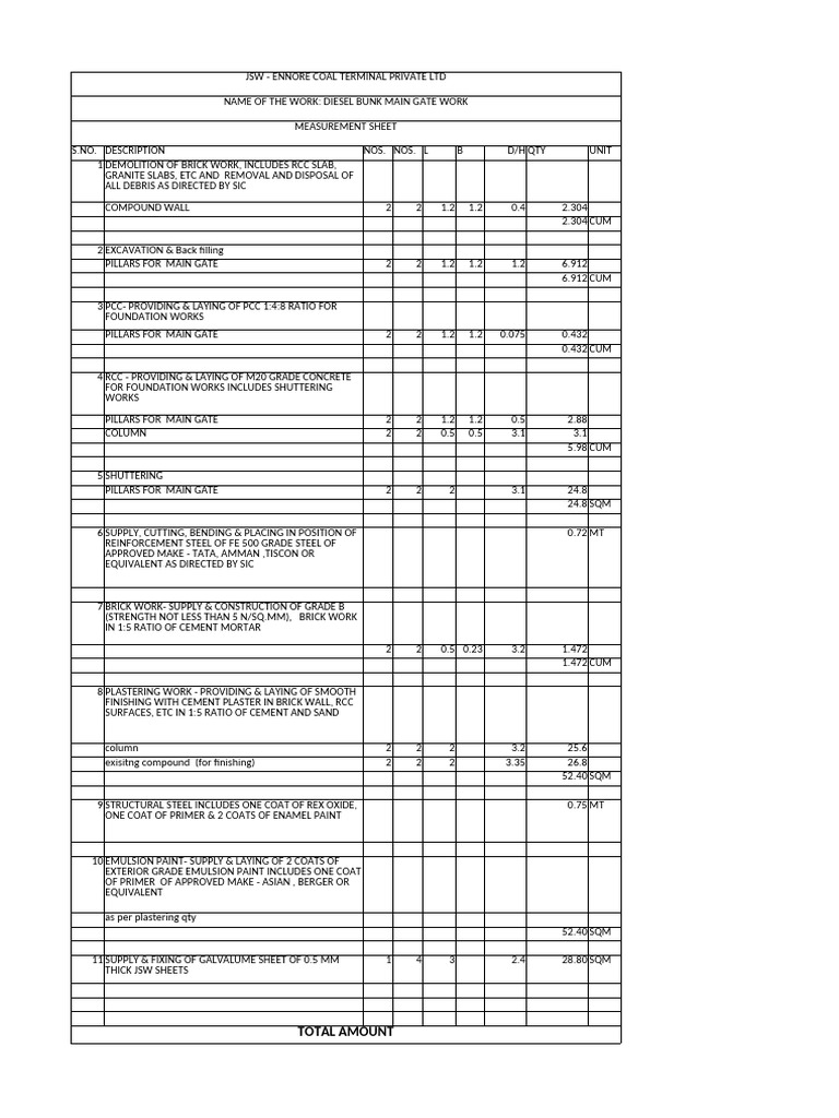 Diesel Gate Us. RCC Pillar | PDF | Column | Brick