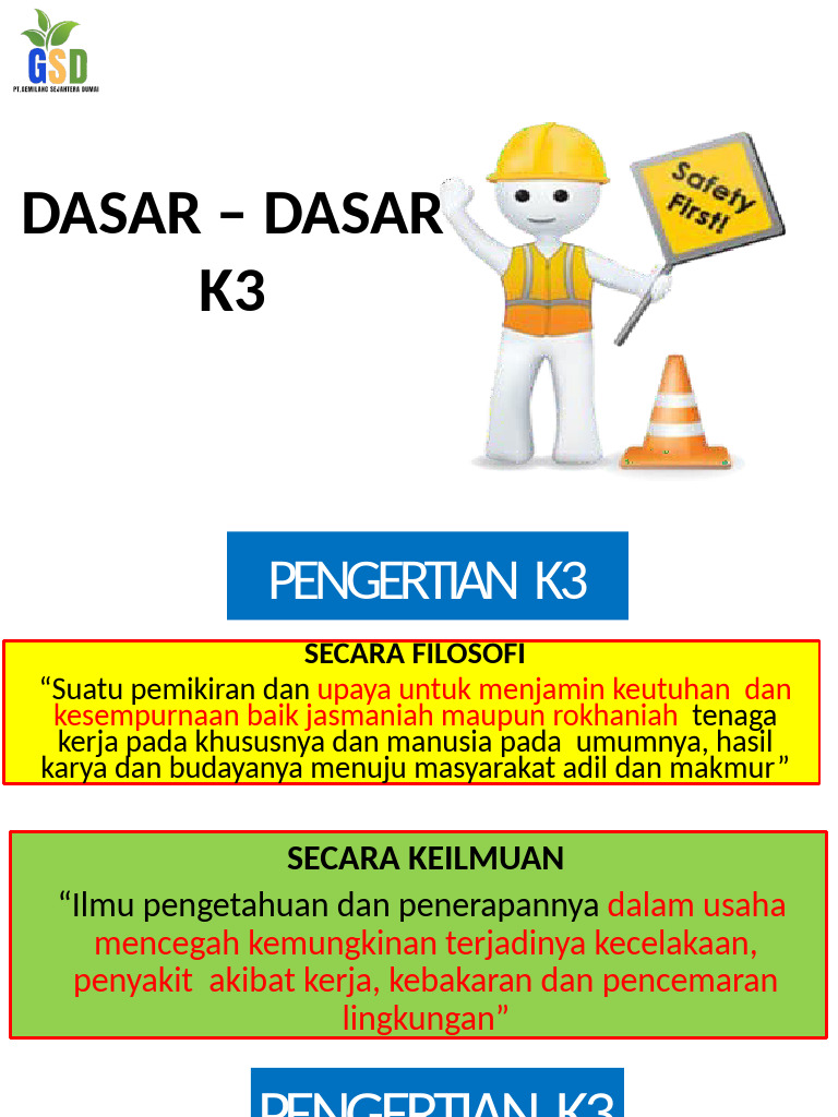 Dasar-Dasar K3 dan Identifikasi Bahaya | PDF