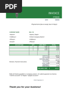 Salary Invoice Template | PDF