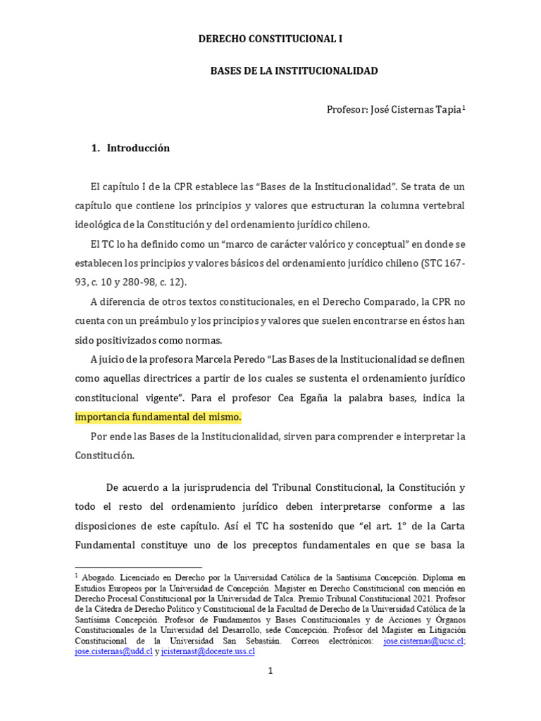 Apunte 4 | PDF | Constitución | Democracia