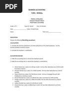Payroll Journal Entry Template Guide | PDF