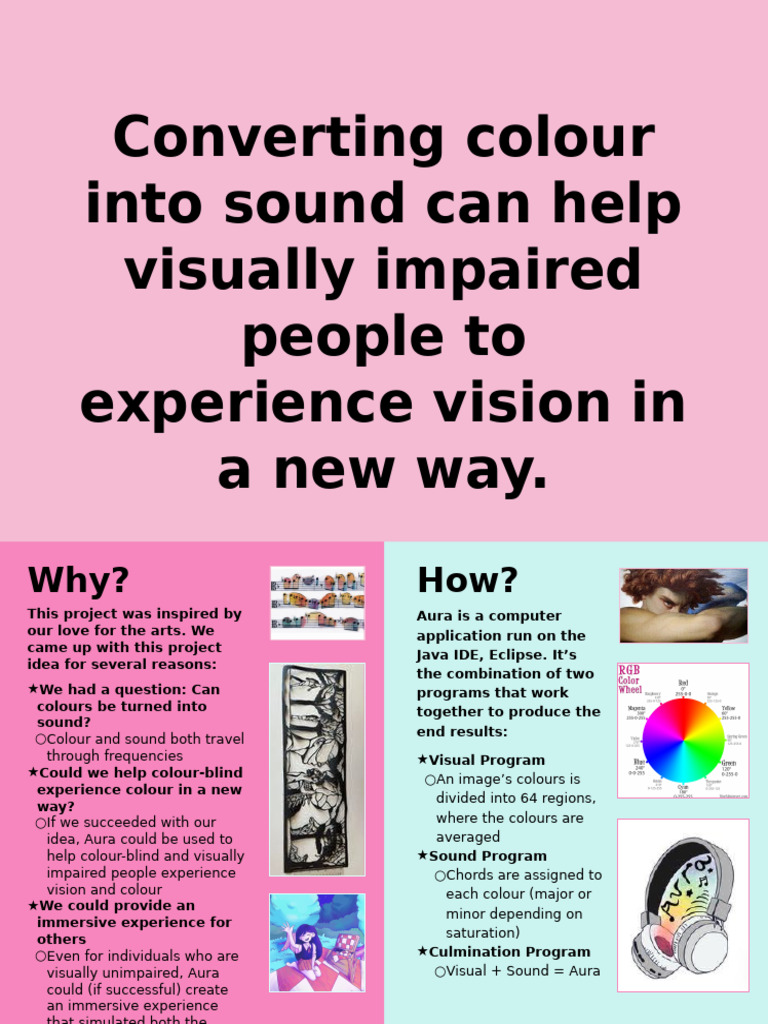 CWSF Poster Colour Sound Conversion - Aura | PDF | Sound | Frequency