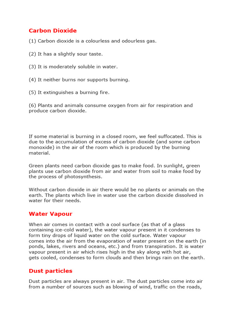 Carbon Dioxide | PDF