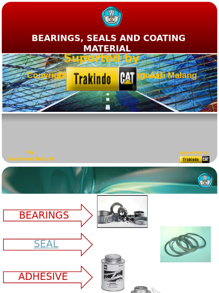 006 - Start - Bearing Seals & Gaskets | PDF