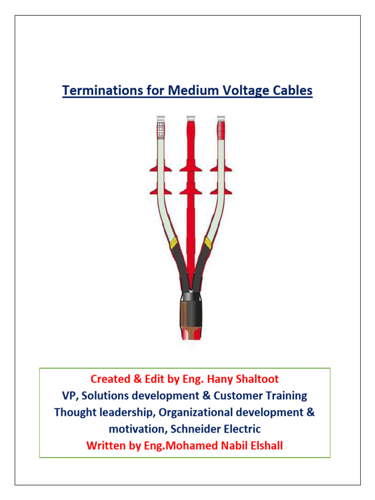 Termination of Medium Voltage Cables | PDF