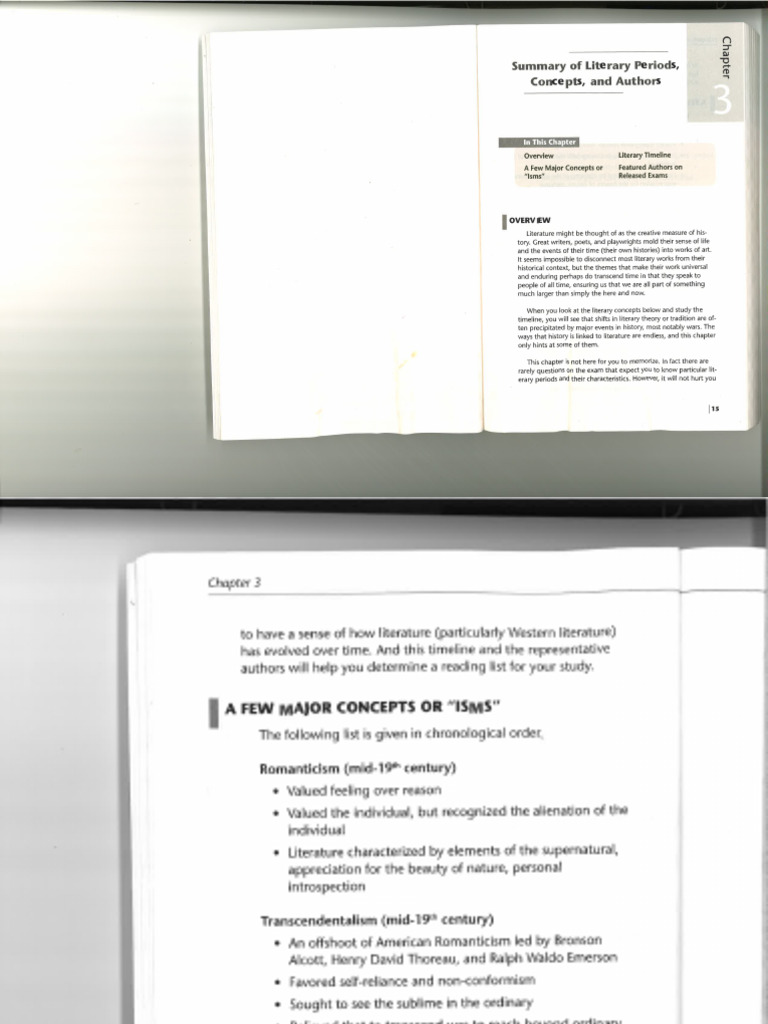 Summary of Literary Periods Isms | PDF