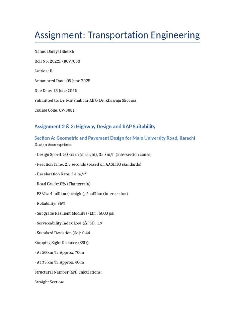 Transportation Assignment Recreated | PDF