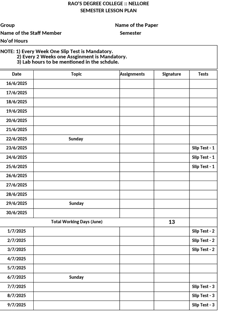 Bca V Semester PHP & Mysqllesson Plan | PDF | Variable (Computer ...