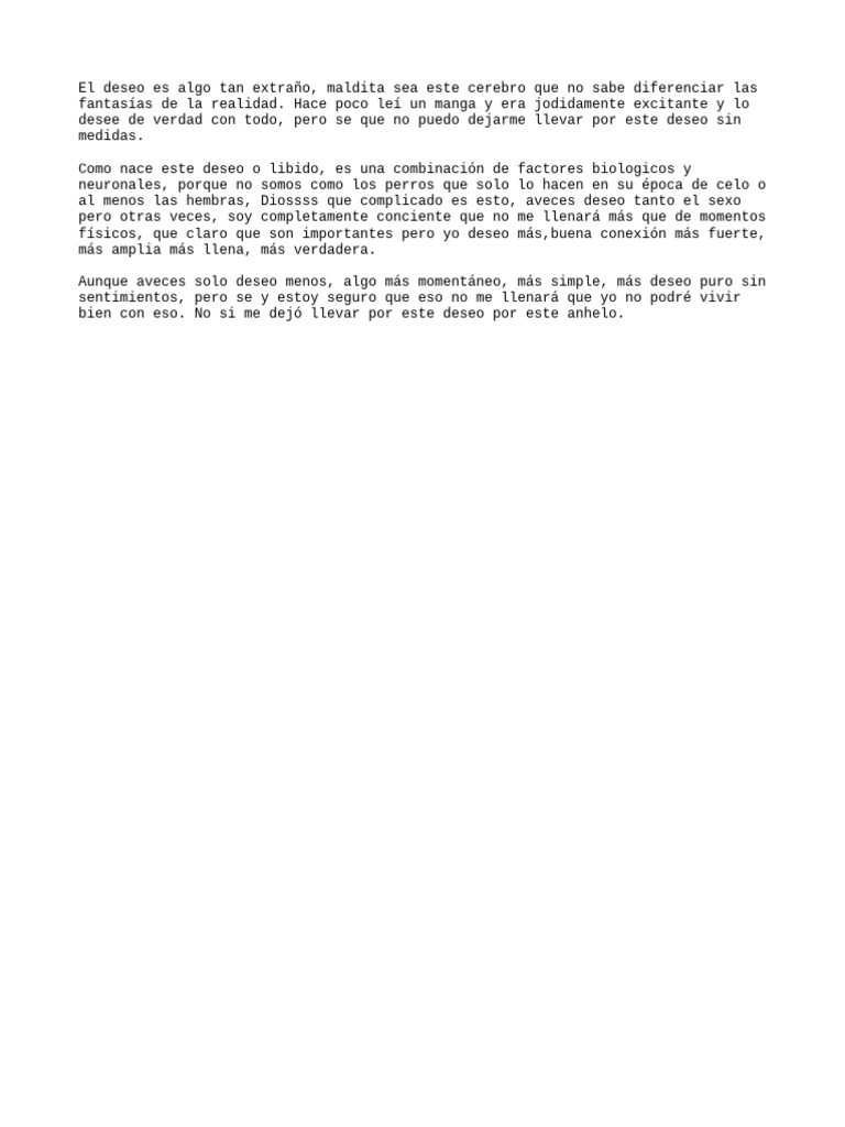 Deseo Control | PDF