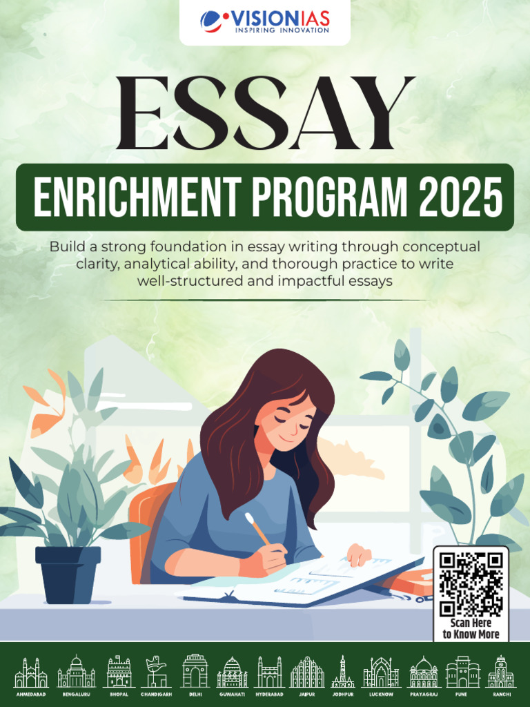 Vision IAS Essay Enrichment 2025 | PDF | Mentorship | Essays