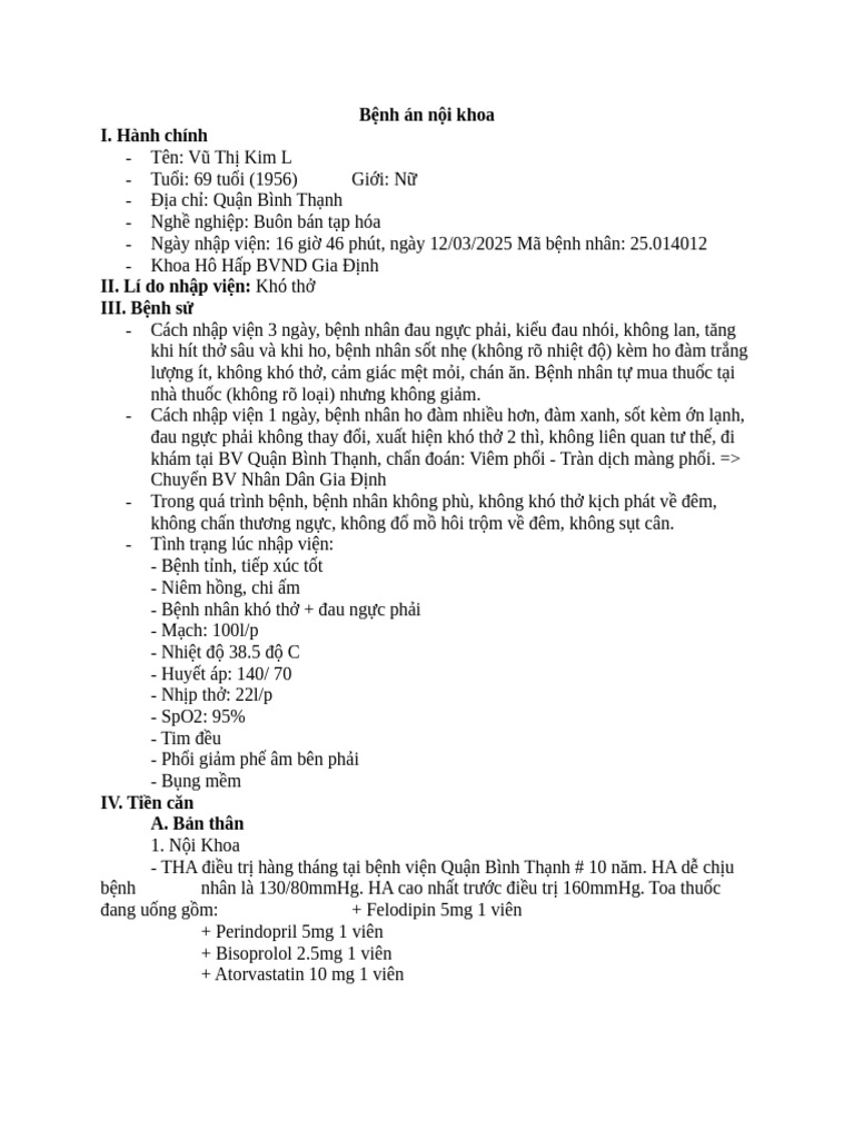 Nhóm 2 Lớp CKI Nội năm 2 TDMP cập nhật 2 | PDF