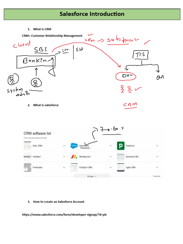 1.salesforce Introduction | PDF