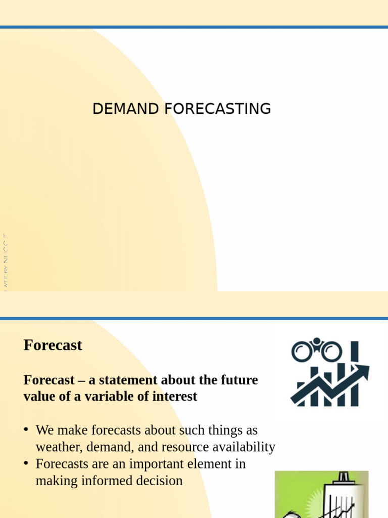 04 Demand Forecasting FLEX (Abridged) For Sharing | PDF | Forecasting ...