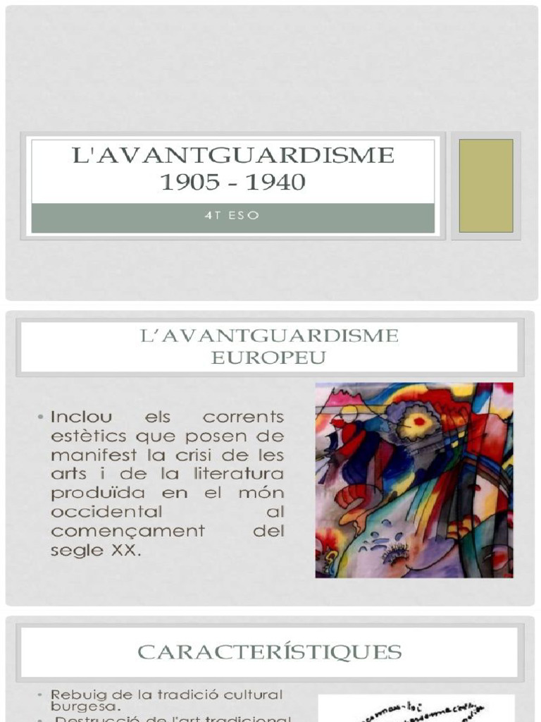 Les Avantguardes | PDF