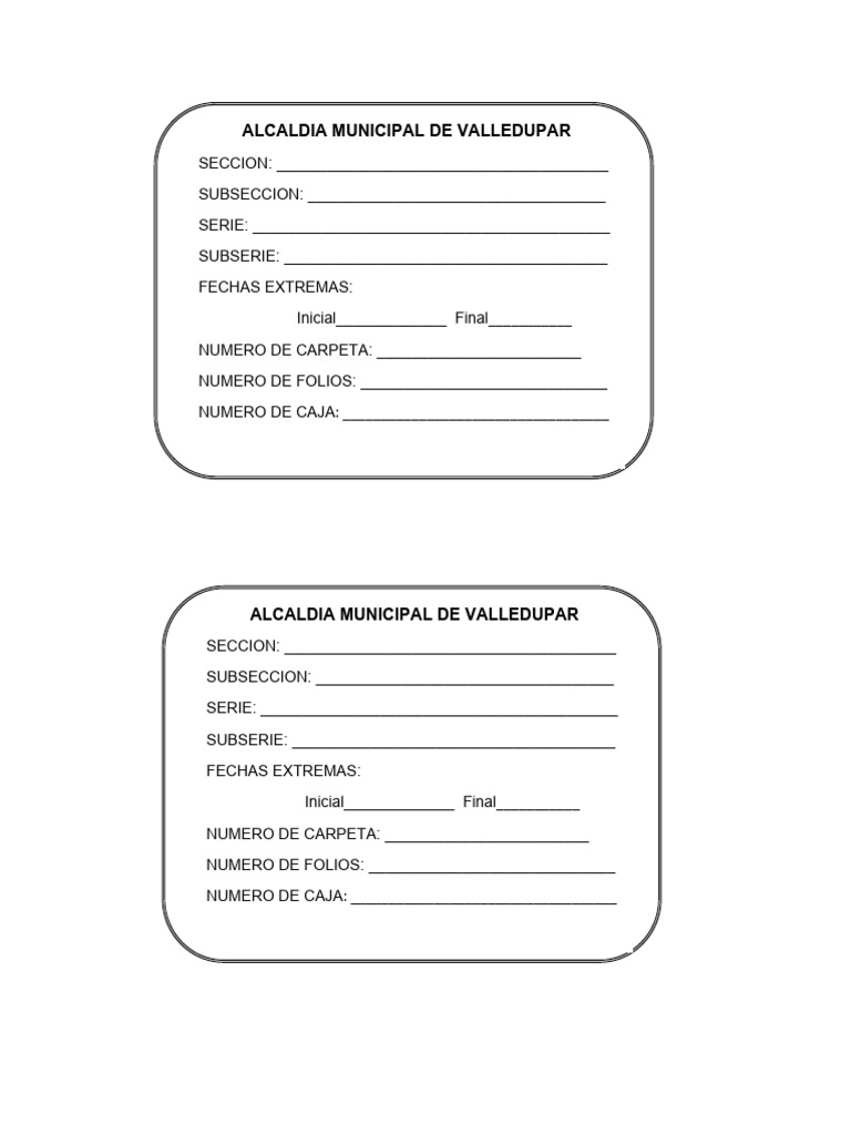 Rotulo Carpeta | PDF