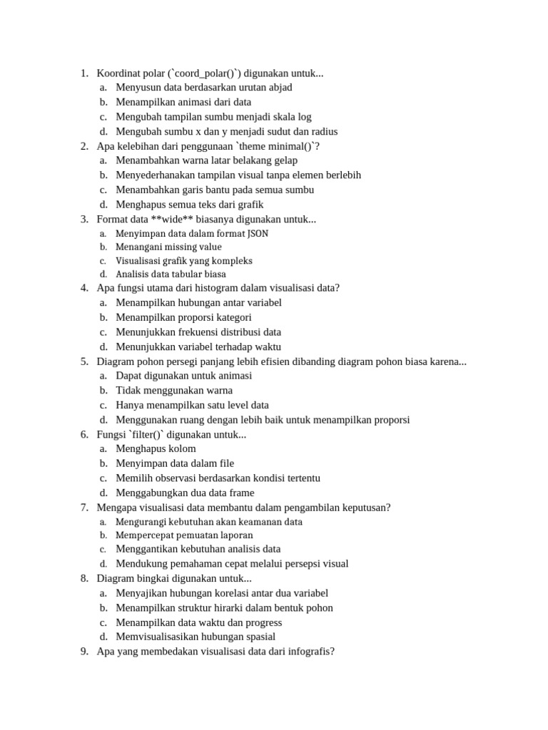 Latihan Soal PVD Lengkap | PDF