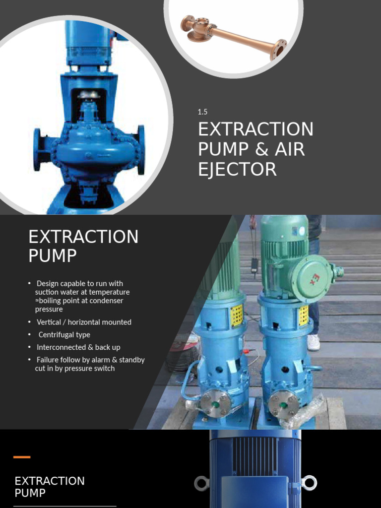 1.5 Extraction Pump Air Ejector | PDF | Pump | Energy Technology