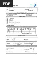 New Leave Form 07 May 2025 | PDF
