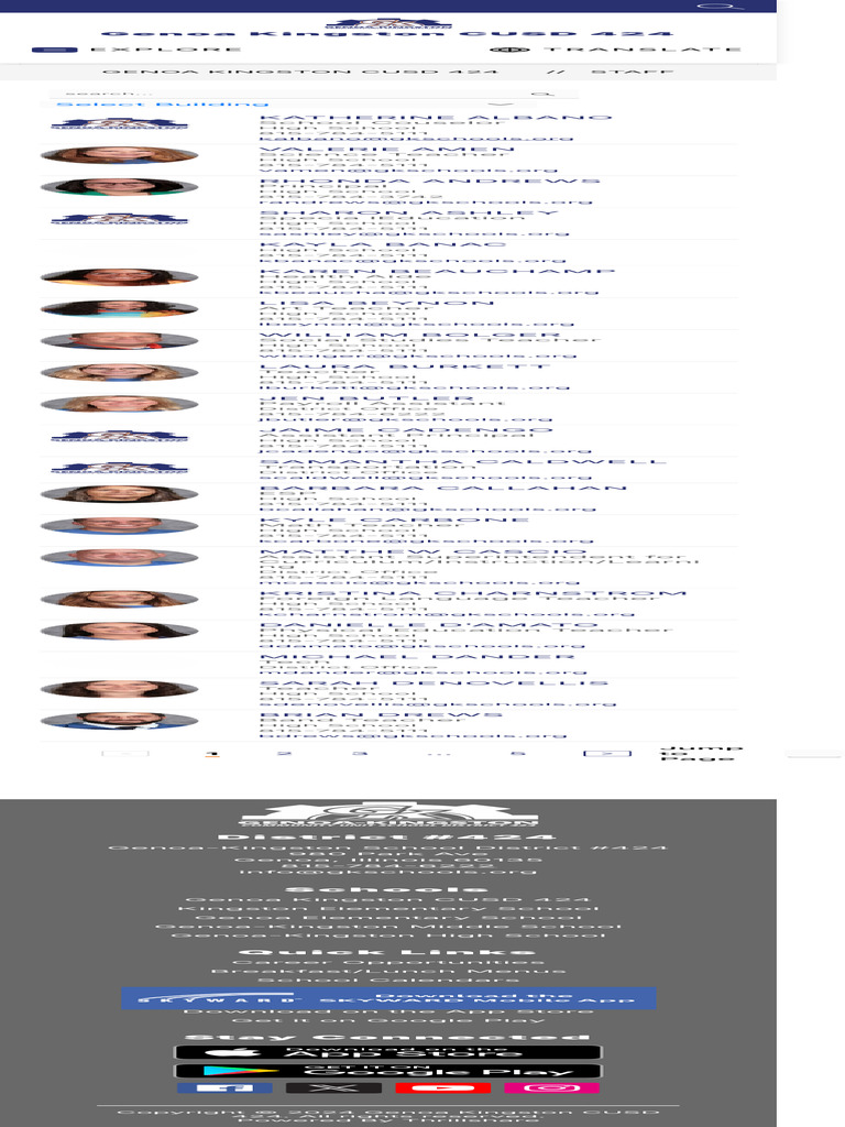 Staff Genoa Kingston CUSD 424 | PDF