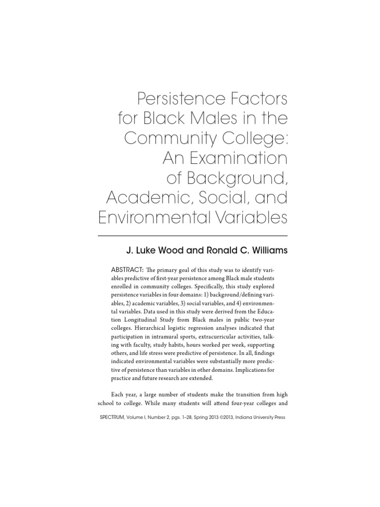 Highlighted Persistence Factors | PDF | Coefficient Of Determination